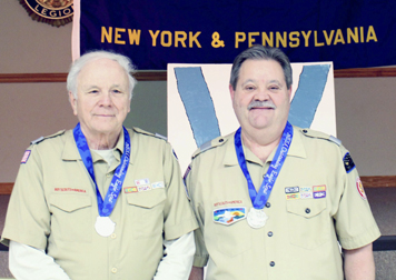 National Eagle Scout Association recognition presented by local chapter ...